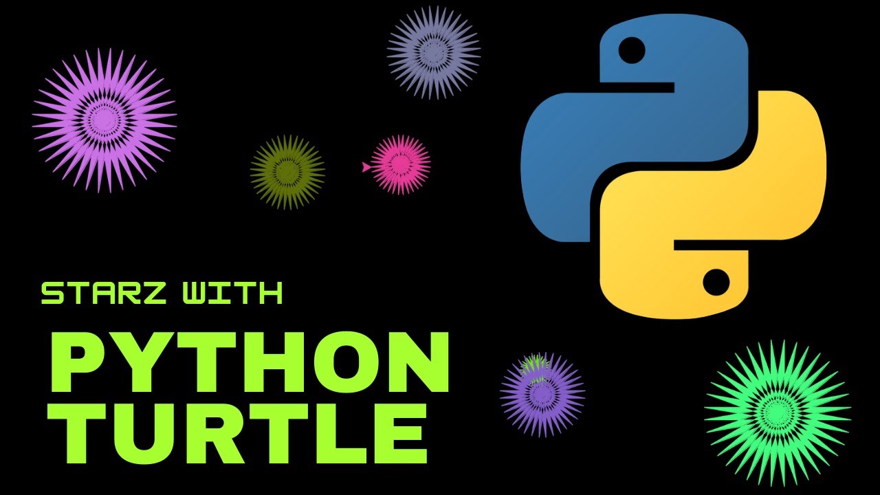 Draw Stars with Python Turtle - Full Tutorial