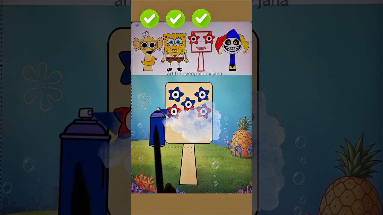 I made Sprunki 25 NumberBlocks #sprunki #numberblocks