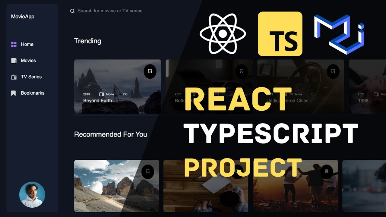 Learn React, Typescript & Material UI With One Project | Build a Movie App in 90 Minutes