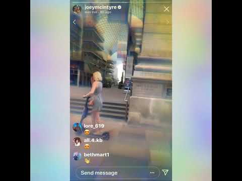 Live on Instagram Joey Mcintyre 🎵😻