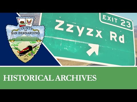 How did Zzyzx, CA get its name?