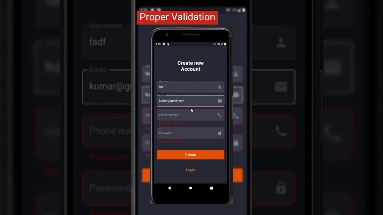 Flutter Login and Signup Page Tutorial #flutter #fluttertutorial #flutterdevelopment