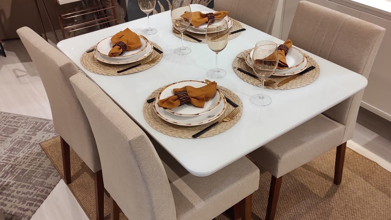 Mesa Com 4 Cadeiras