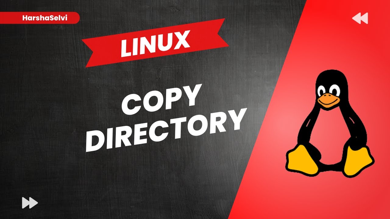 Linux Copy Directory  | Tamil | HarshaSelvi