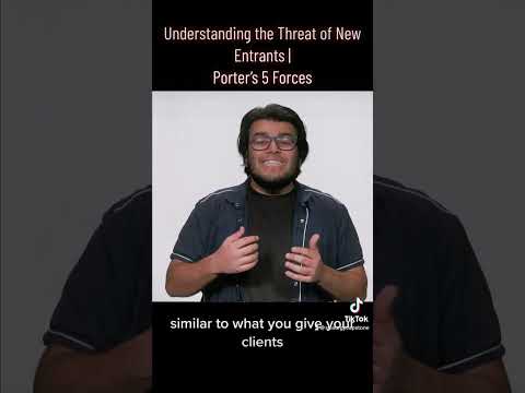 What is the Threat of New Entrants? | Porter's 5 Forces
