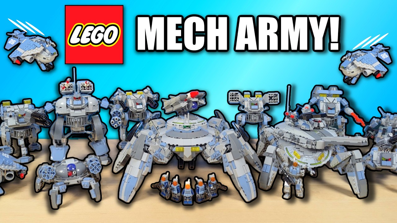 I Built A Giant LEGO Mech Army!