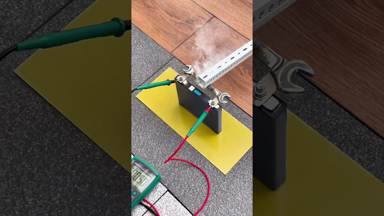 Is your battery safe? Short-circuit testing with a battery.#ANETHIC #factory #battery
