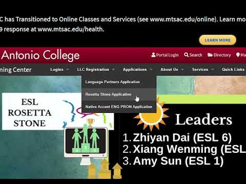 LLC Mt. SAC World Languages Professor Overview for Fall 2020