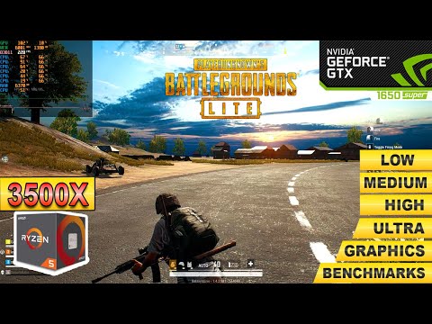 PUBG PC LITE | Amd Ryzen 5 3500X || GTX 1650 SUPER || 16GB RAM ( All Graphics) Benchmarks