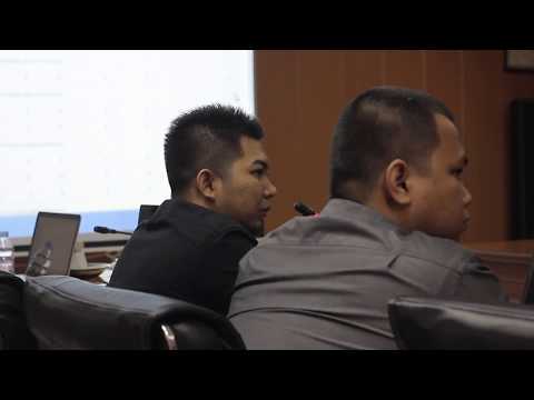 Presentasi progress awal pengerjaan Aplikasi E-SPJ Bappeda Provinsi Kalimantan Timur.