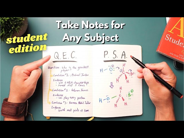 Mastering Note-Taking: Strategies for Different Subjects | Galaxy.ai ...