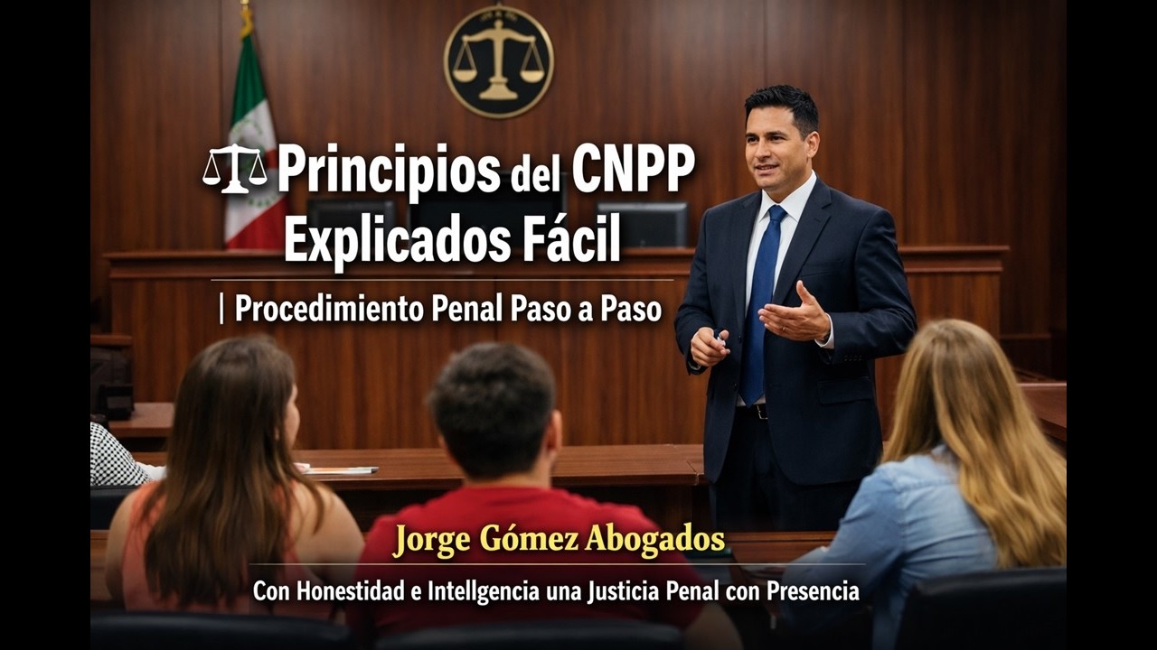 ⚖️ Principios del CNPP Explicados Fácil | Procedimiento Penal Paso a Paso #derechopenal