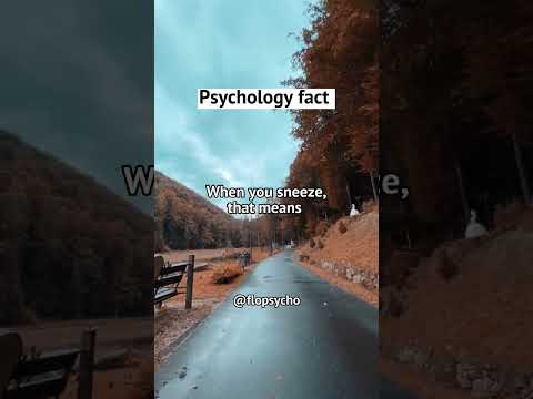 When you sneeze, that means #shorts #psychologyfacts #subscribe