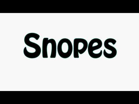 Learn How To Pronounce Snopes