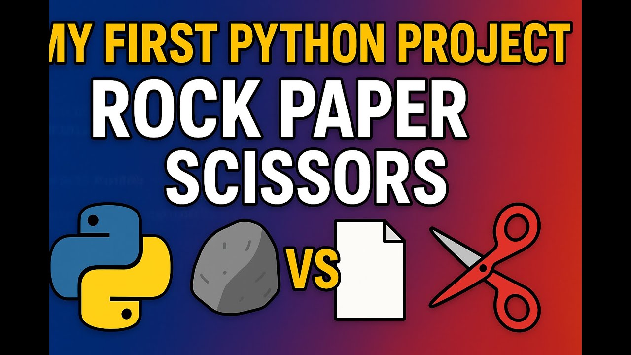 Rock Paper Scissors Game in Python | Mini Project for Beginners 2025
