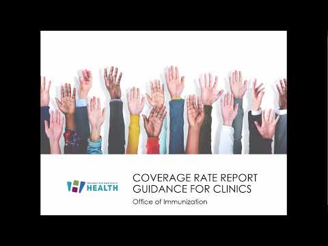 Scheduling Future Coverage Rate Reports: Example provided for HPV 2 dose series for age 9-10 years