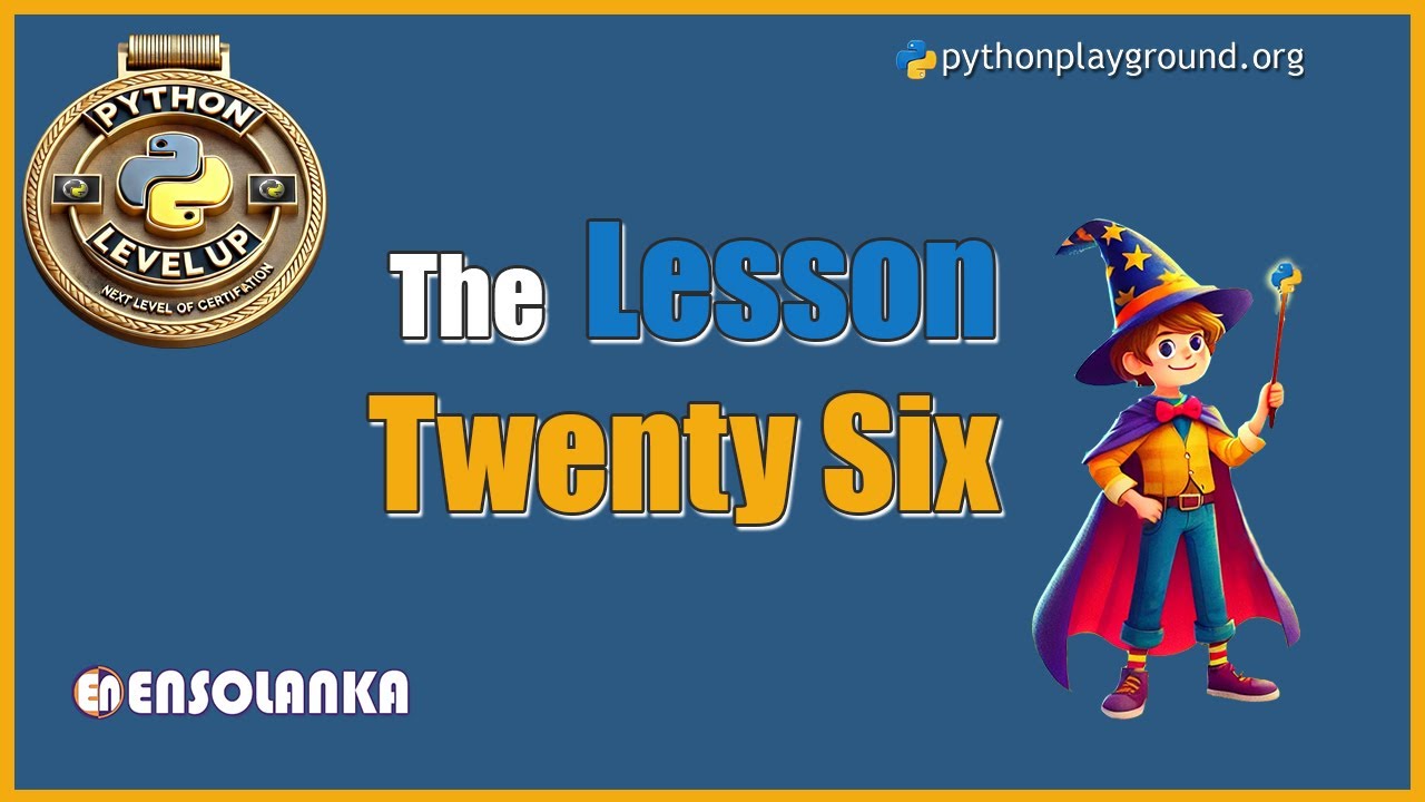 Python LevelUp Study Pack — Lesson 26: Code Example Demo | PythonPlayground.org | .club