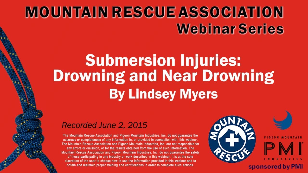 MRA Webinar Series – Submersion Injuries: Drowning and Near Drowning