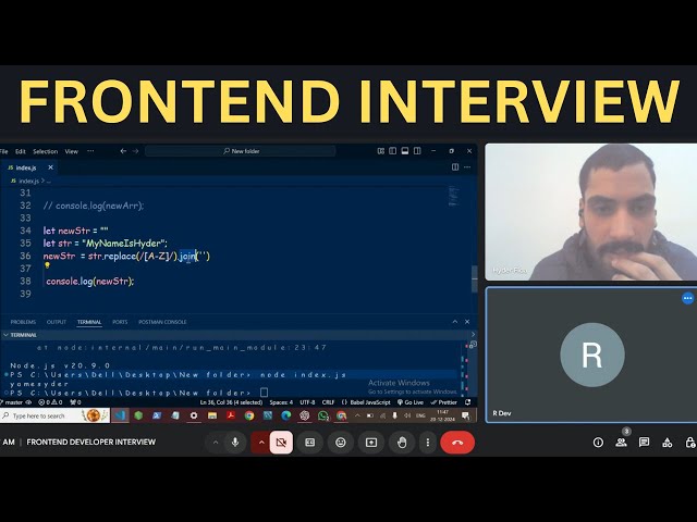 Mastering JavaScript: Insights from a Front-End Developer Interview | Galaxy.ai