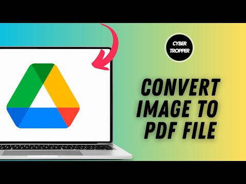 How to Convert Image to PDF File in Google Drive