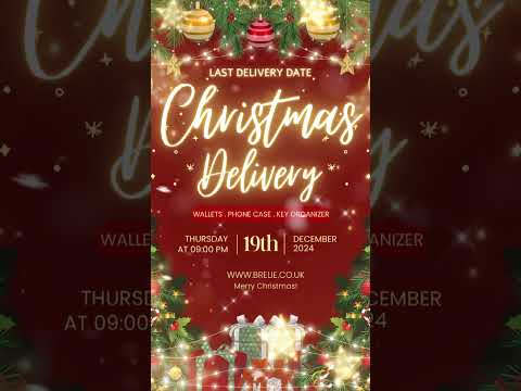 Last Christmas Delivery Dates | Thank You to all of our Customers who have chosen us This Year 2024