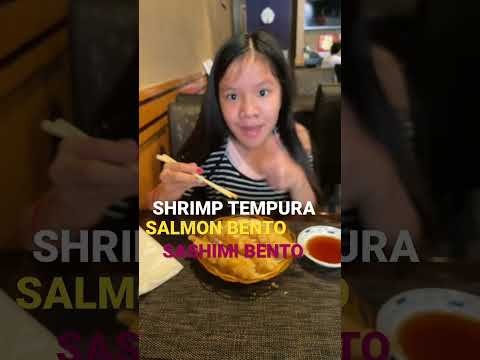 SALMON BENTO | SASHIMI BENTO | NIHON KAI JAPANESE RESTAURANT | AI KITCHEN | WEEKEND #shorts #beta