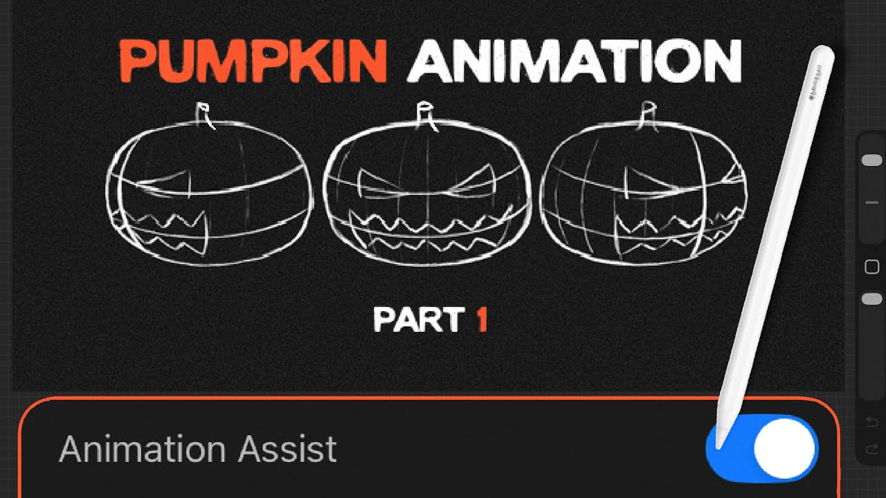 Make a Looping Pumpkin GIF in Procreate | Animation for Beginners