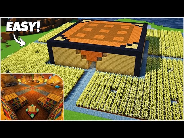 Crafting Table Survival Base + Interior Minecraft Map