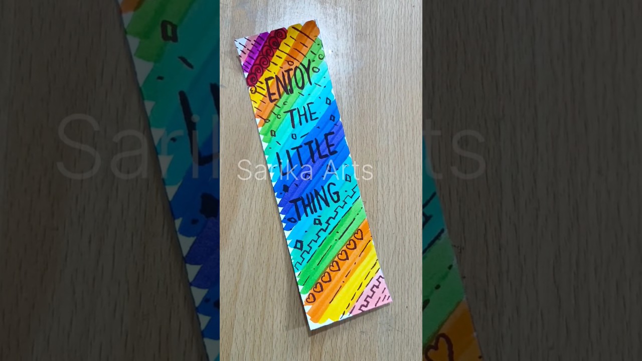 Easy bookmark ideas for kids| easy diy ideas| #shorts #bookmark #diy #diyeasy #art