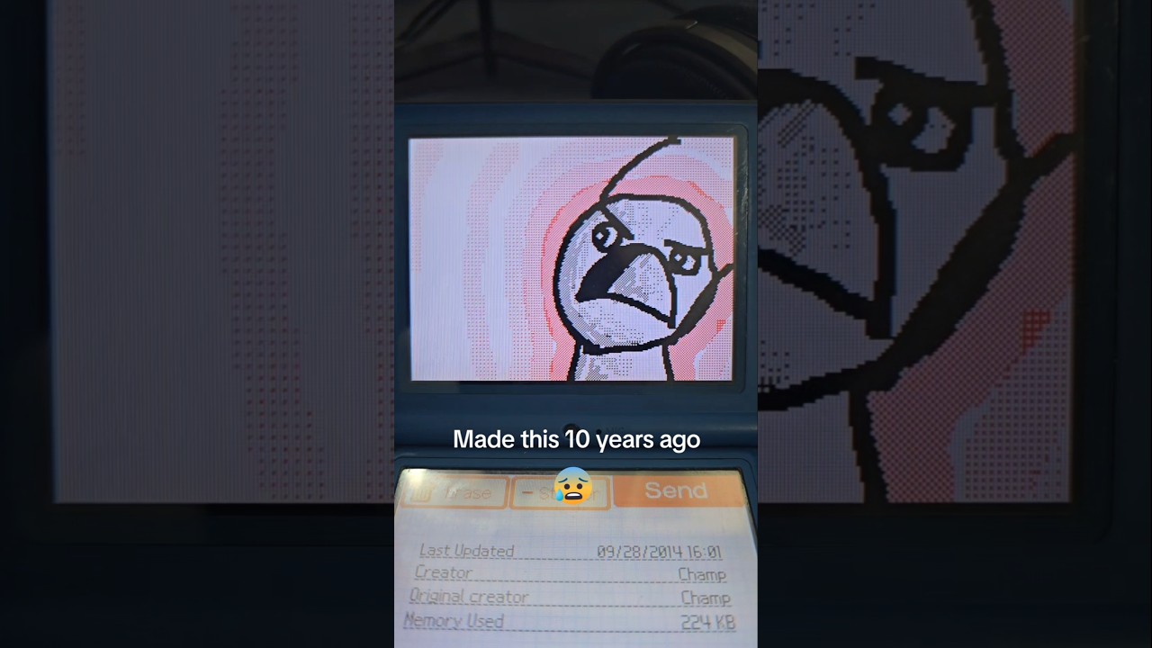 My decade-old Flipnote #animation #2000s