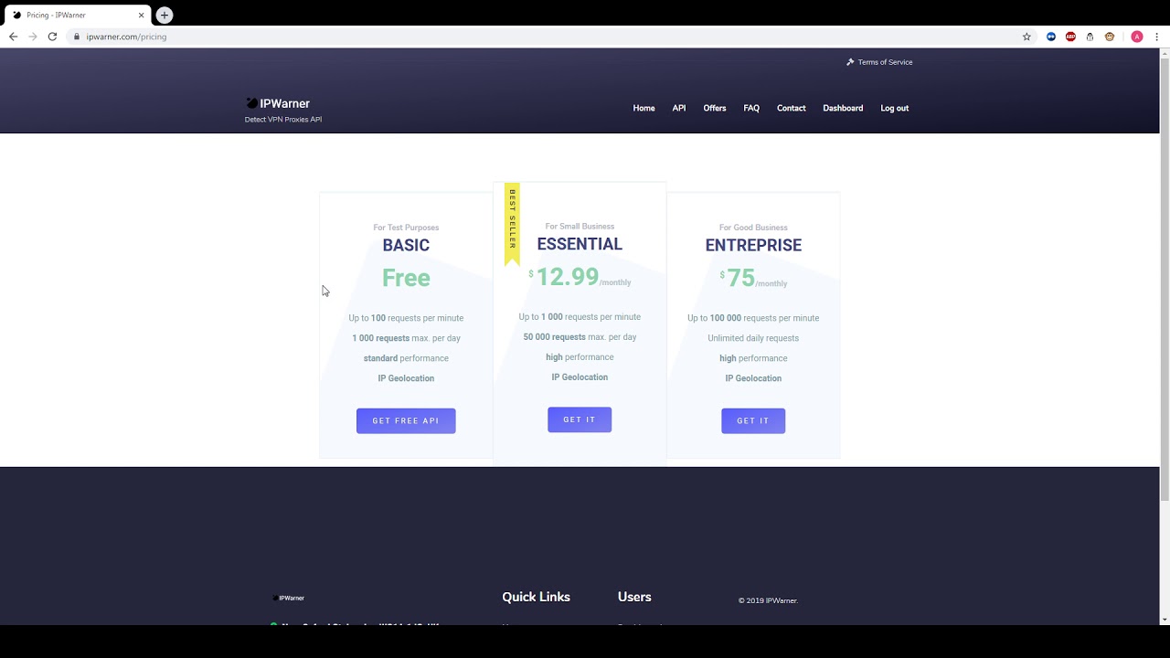 Detect VPN API - [PHP / Java] Proxy detector IP lookup and more.
