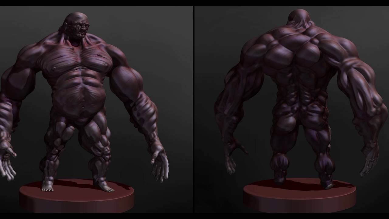 Big Man Demo reel 2016 By Yacine BRINIS Character Creature Design