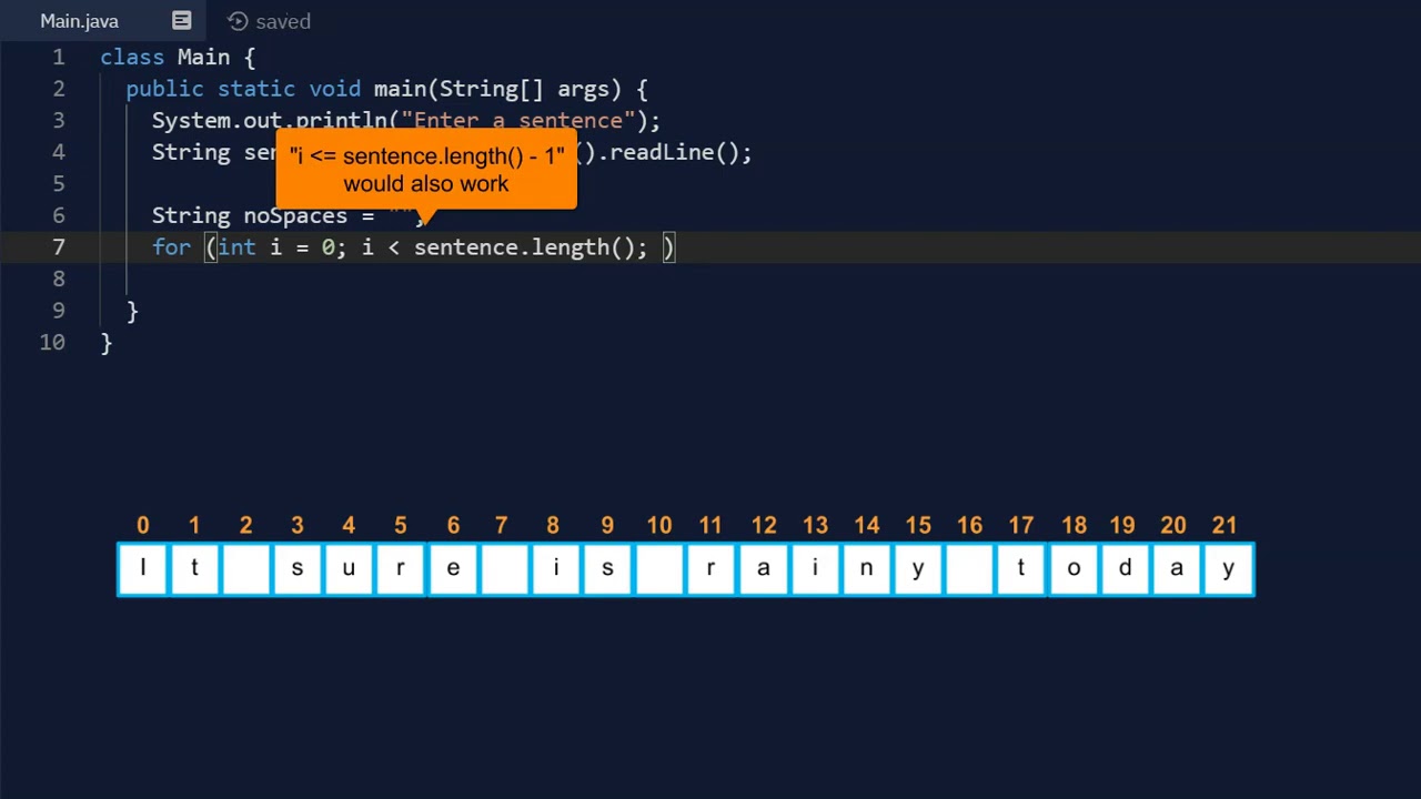 Lesson 6-4 String Manipulation with Loops (Introductory Java Programming for AP Computer Science A)