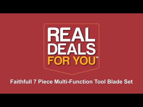 Faithfull 7 Piece Multi Function Tool Blade Set - Real Deals For You 2016