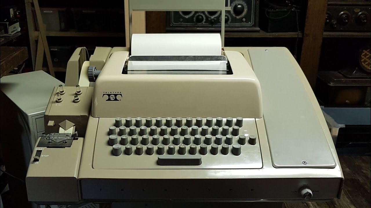 TeleTypewriter, Teletype,TTY connected to Silicon Graphics Machine VFCEAST Festival 2019