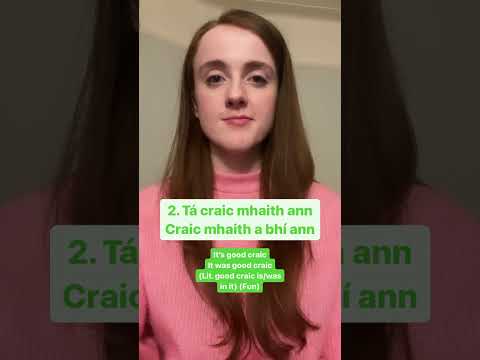 HOW TO use the word ‘CRAIC’ as GAEILGE 🇮🇪 #irish #asgaeilge