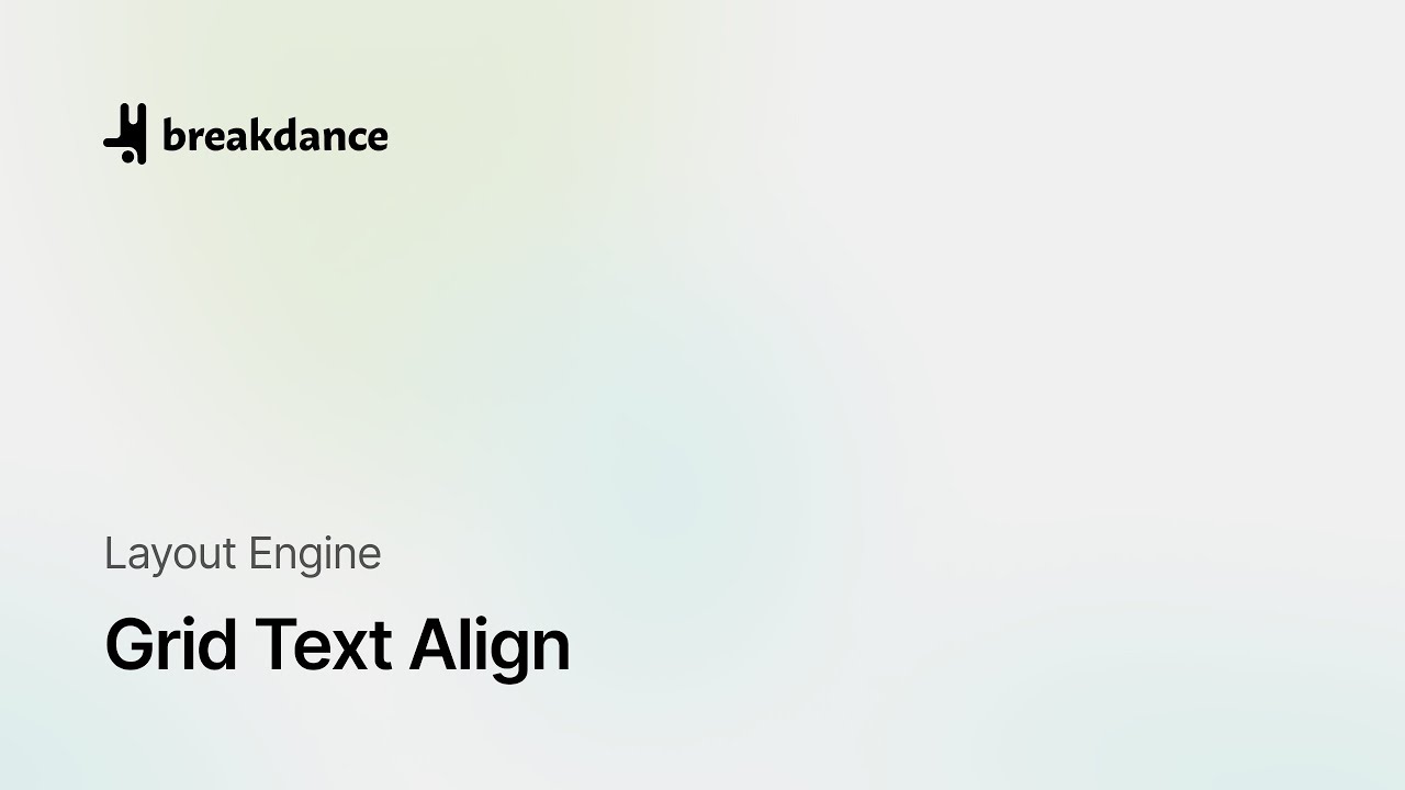 Grid Text Align