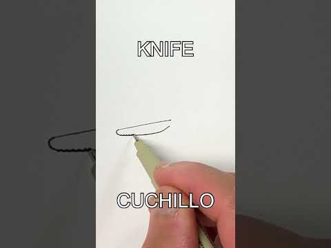 Learn Spanish! ¡Aprenda Inglés! KNIFE : EL CUCHILLO