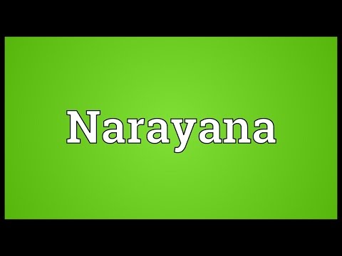 Narayana Meaning