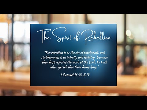 EXPOSING THE SPIRIT OF REBELLION! 1st Samuel 15:23 #jesus #god #faith #christianfaith #jezebel