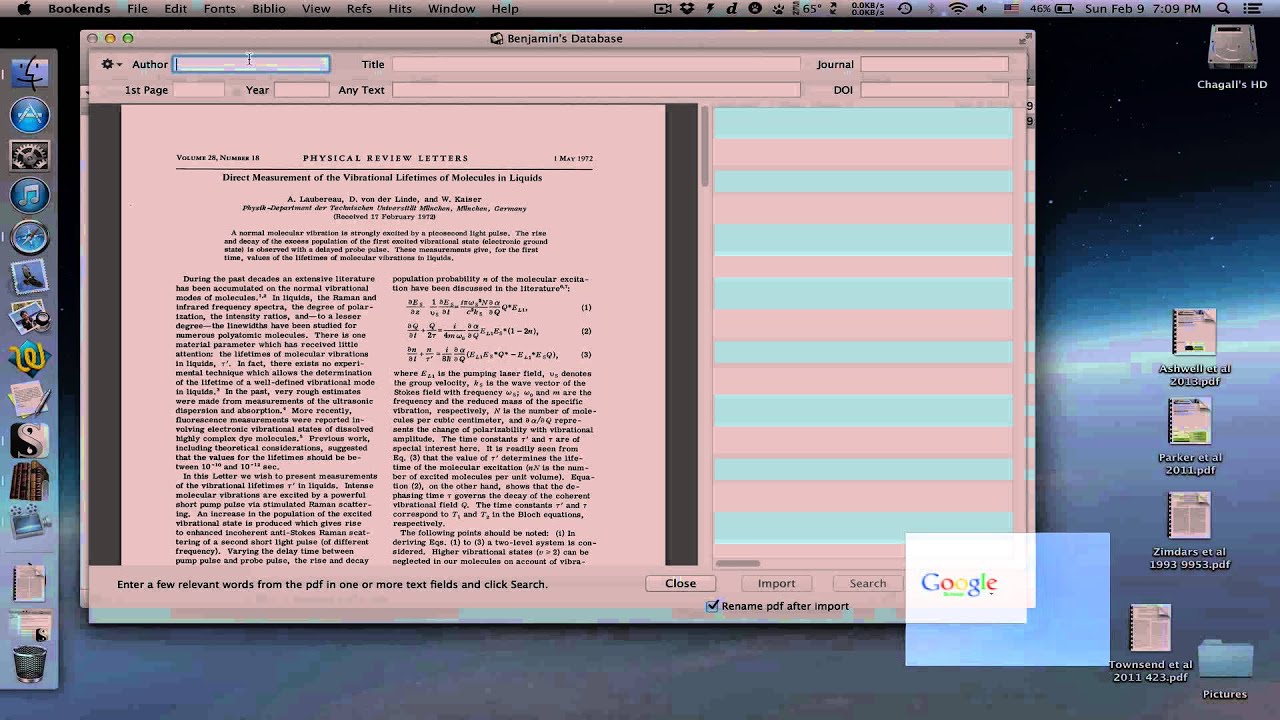 Bookends Tutorial: Importing PDFs with Meta-Data