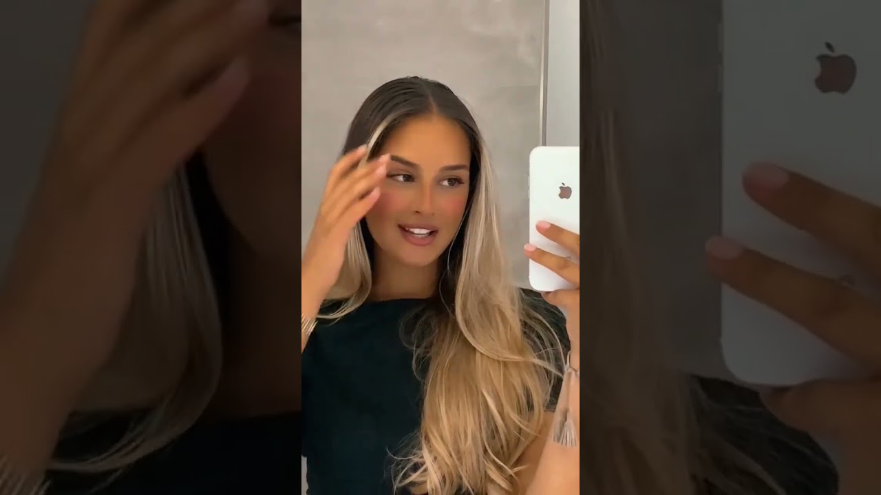 Looking in her eyes #iphone #bathroom #selfie #shorts #blonde #beautifulwomen