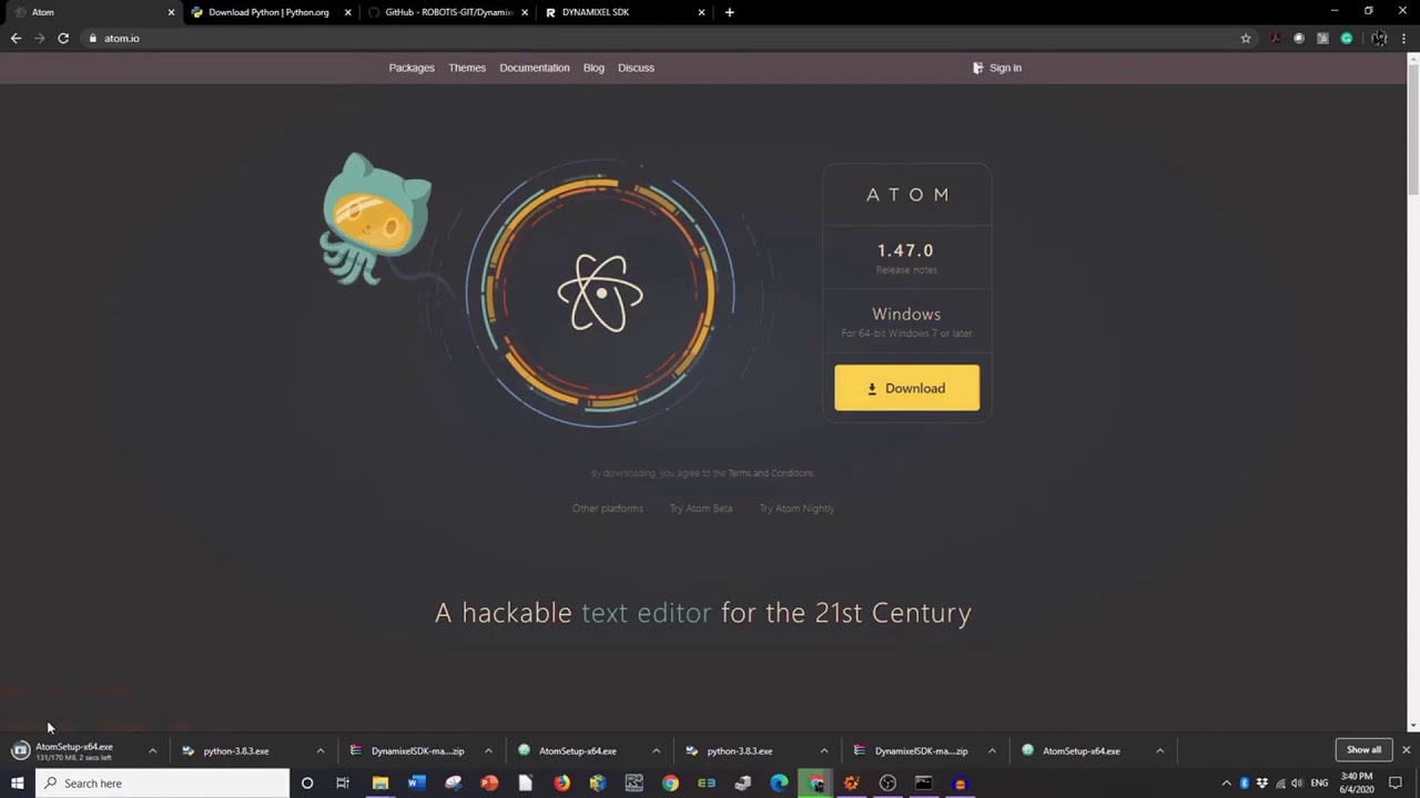DYNAMIXEL SDK Walkthrough- Python Install + Setup