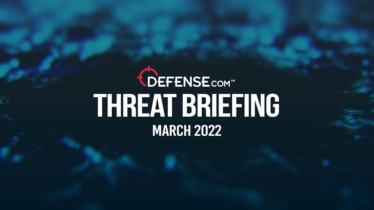 Cybersecurity Threat Briefing - March '22 DDoS Disguises and Mac Hacks