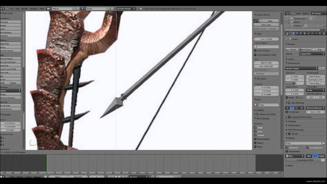 Bow speed modelling