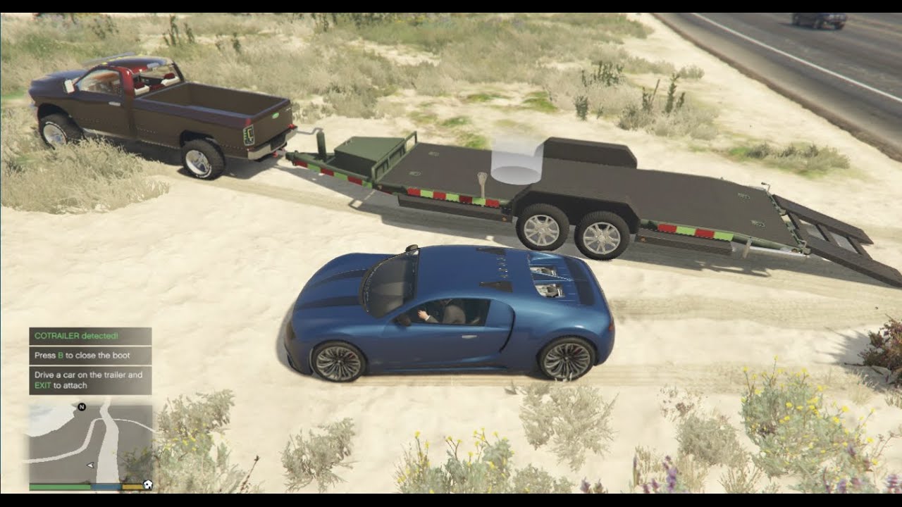 Open Car Trailer 1.2 - GTA 5
