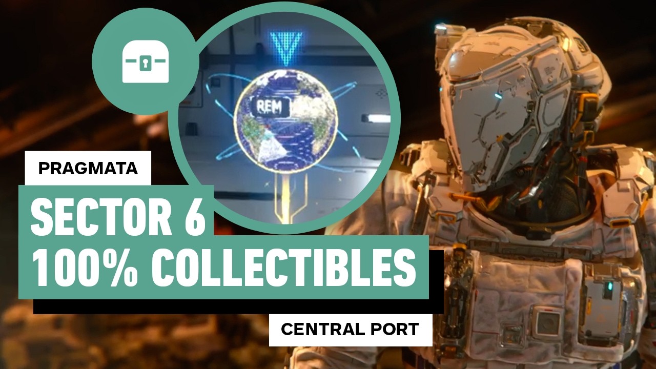 Pragmata: Central Port (Sector 6) 100% Collectibles Guide