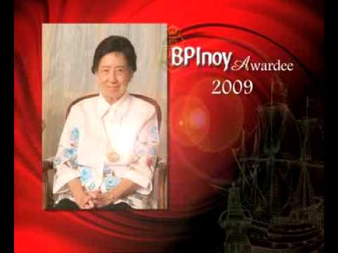 2009 BPInoy Awardee Mrs. Anita Magsaysay Ho final