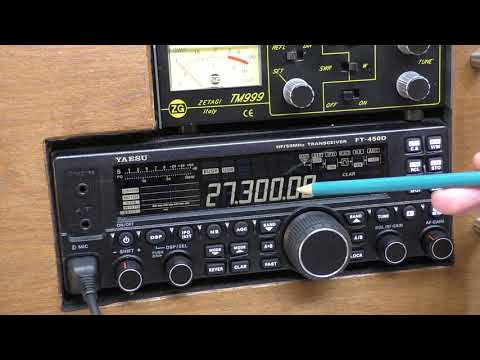 Yaesu 450D. If you get an off frequency report.