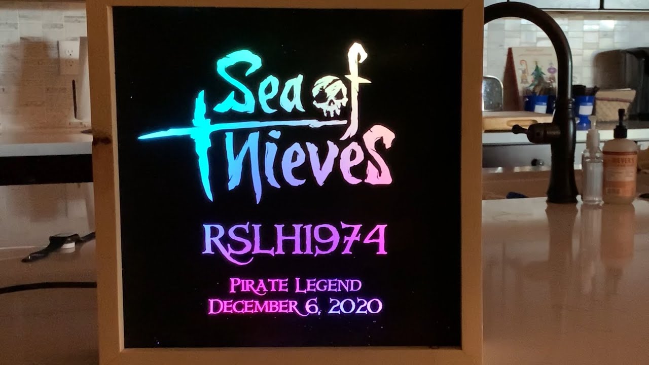 Sea of Thieves LED Lightbox Custom DIY Build